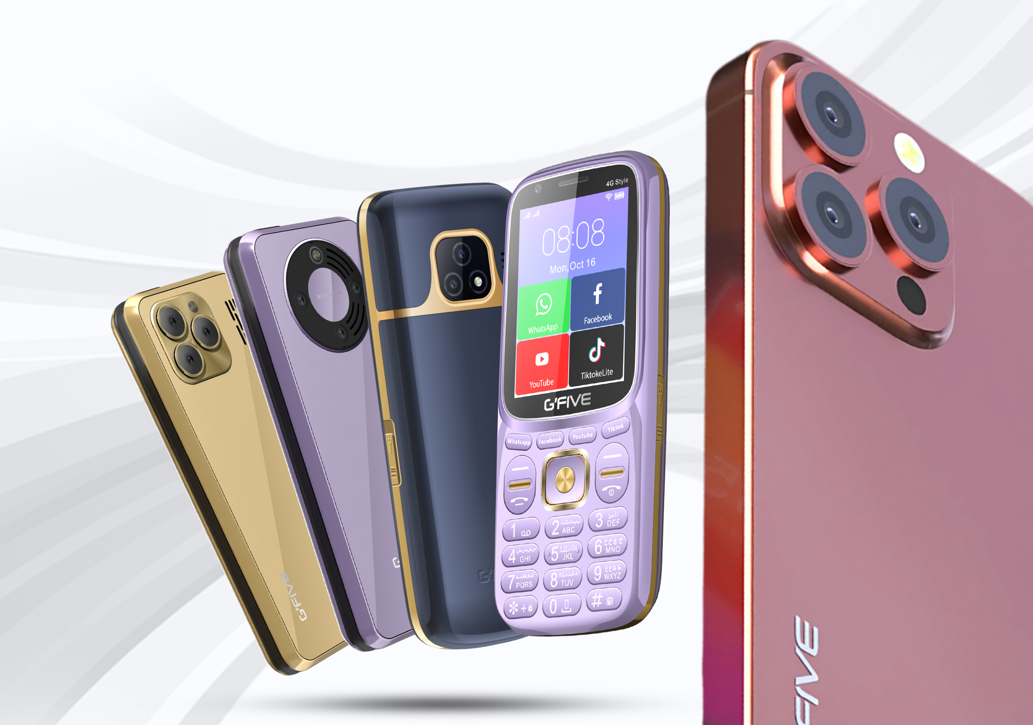 4G Touch & Type – G'Five Mobile